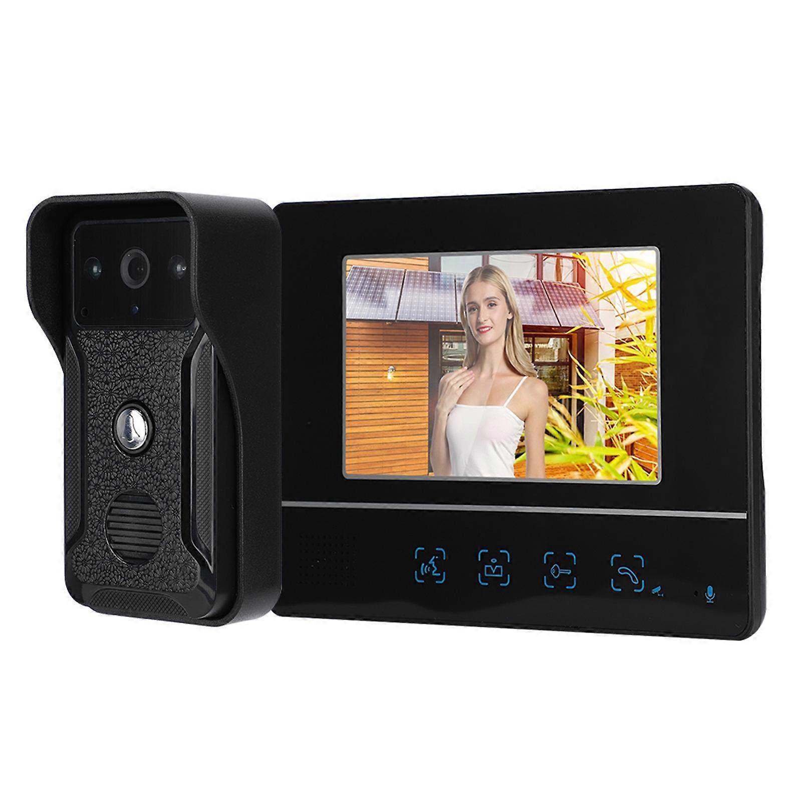 Wired Doorbell 7Inch TFT Monitor Intercom Camera Video Door Phone ...