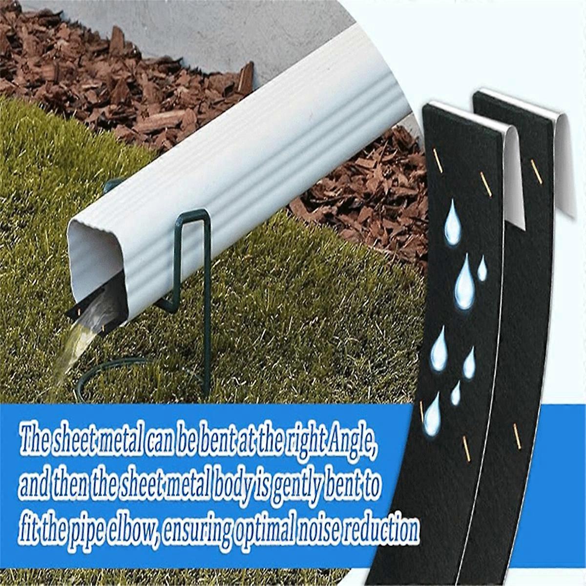 Gutter Noise Dampener- 2 Pack Rain Gutter Downspout Silencer A | Fruugo UK