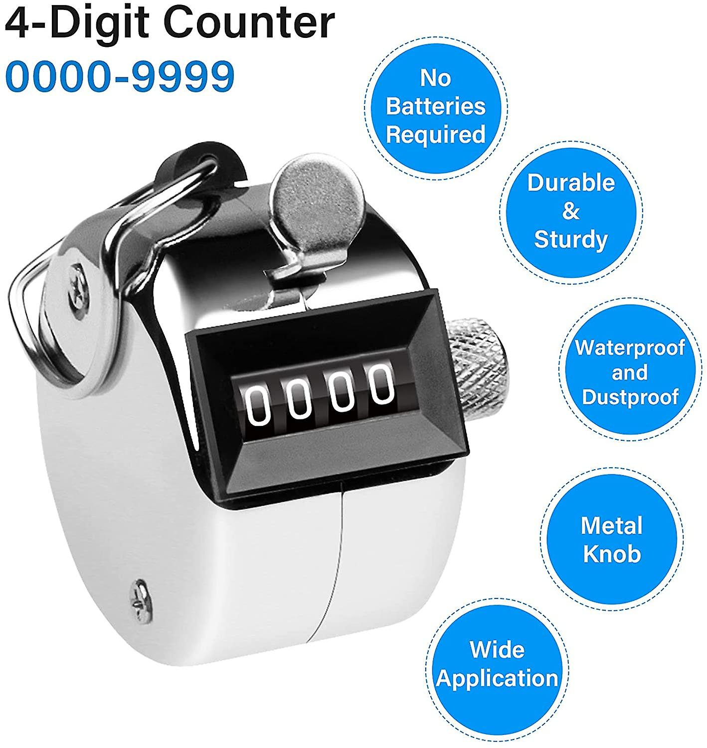 Ratchet Counter 4 Digits Manual Metal Counter Fruugo CH