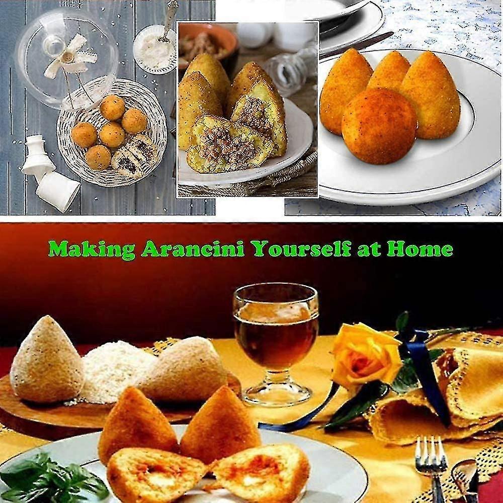 Stuffed Arancini & Rice Ball Maker Mold - 3-in-1 Reusable Shaker for ...