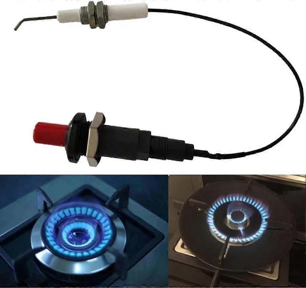 Piezo Spark Ignition Kit Universal 30cm Piezo Spark Igniter Push Button ...