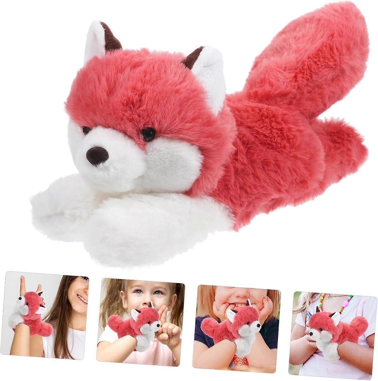 Plush Fox Slap Bracelet Cute Animal Design Soft Cotton Material for ...