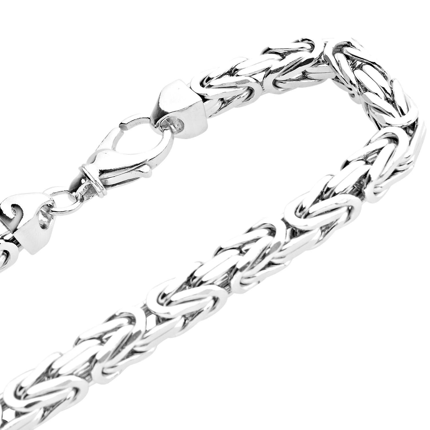 Sterling 925 Silver King chain - DOTTE 8x8mm | Fruugo UK