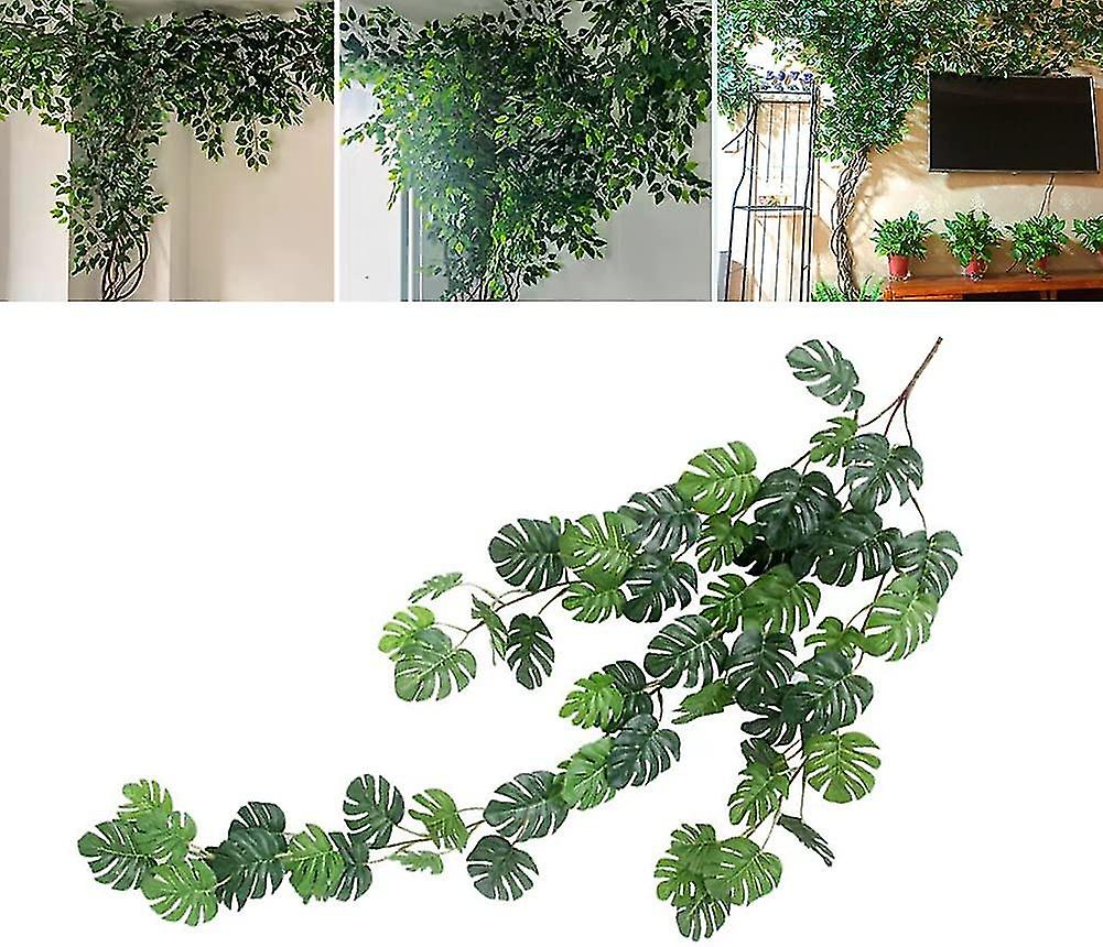 Artificial Hanging Plants Fake Artificial Ivy Hanging Vine Plants Fake ...