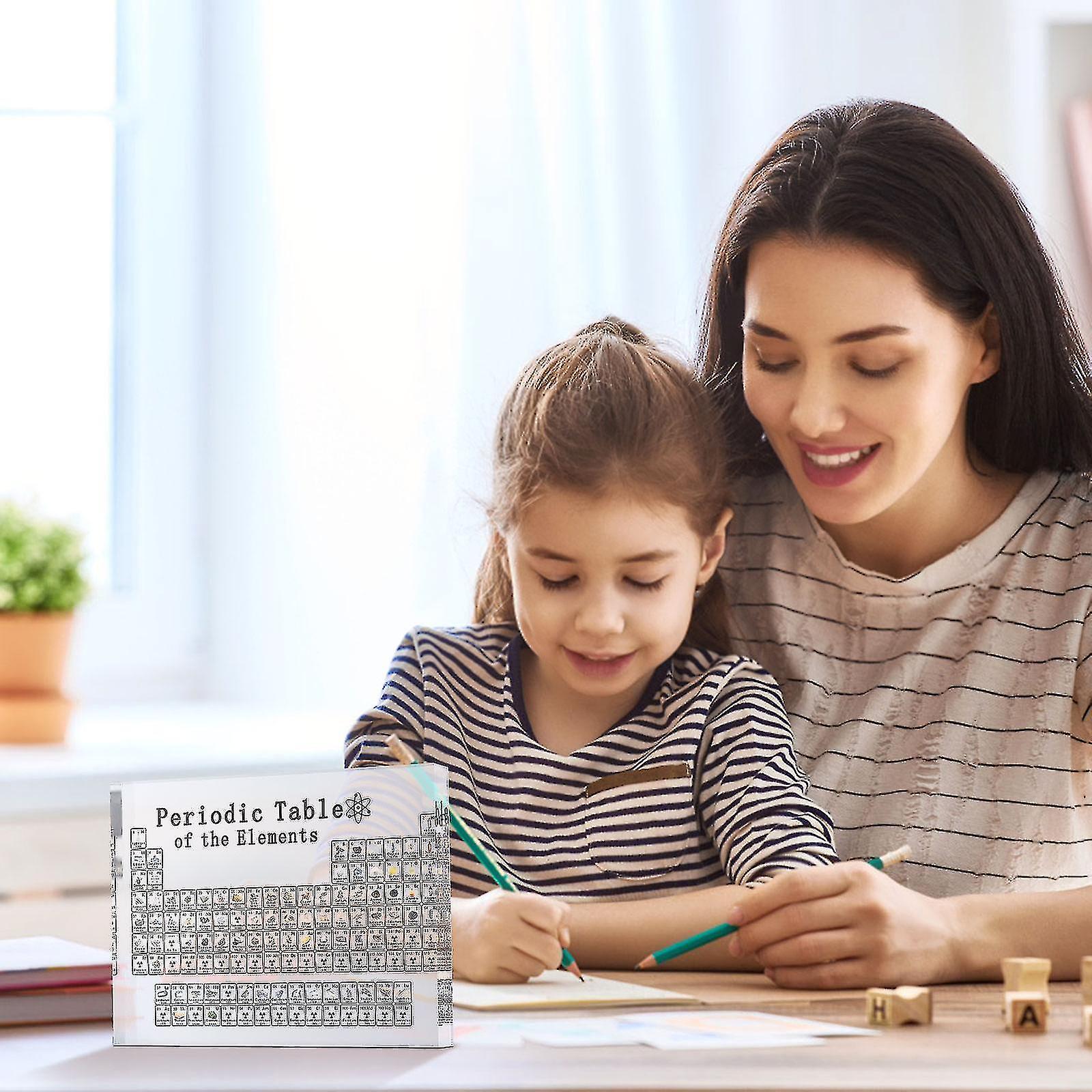 Tabla periódica con elementos reales en el interior, tabla periódica ...