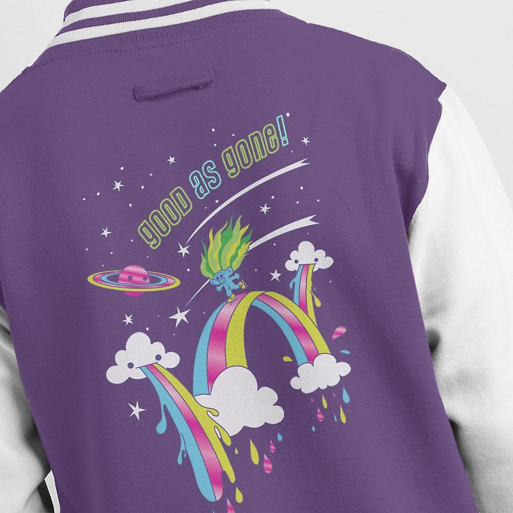 Trolls Good As Gone Rainbow Roller Skating Men's Varsity Jacket | Fruugo US