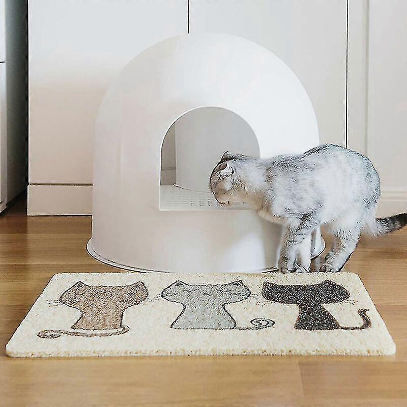 Cat Litter Mat, Pvc Mat, Waterproof And Non-slip, Ideal As A Bowl Mat ...