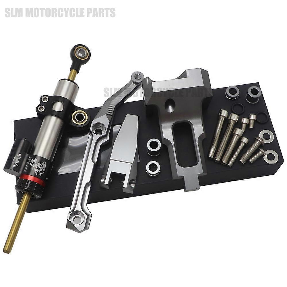 Motorcycle Stabilizer Steering Damper With Mounting Bracket Kit For ...