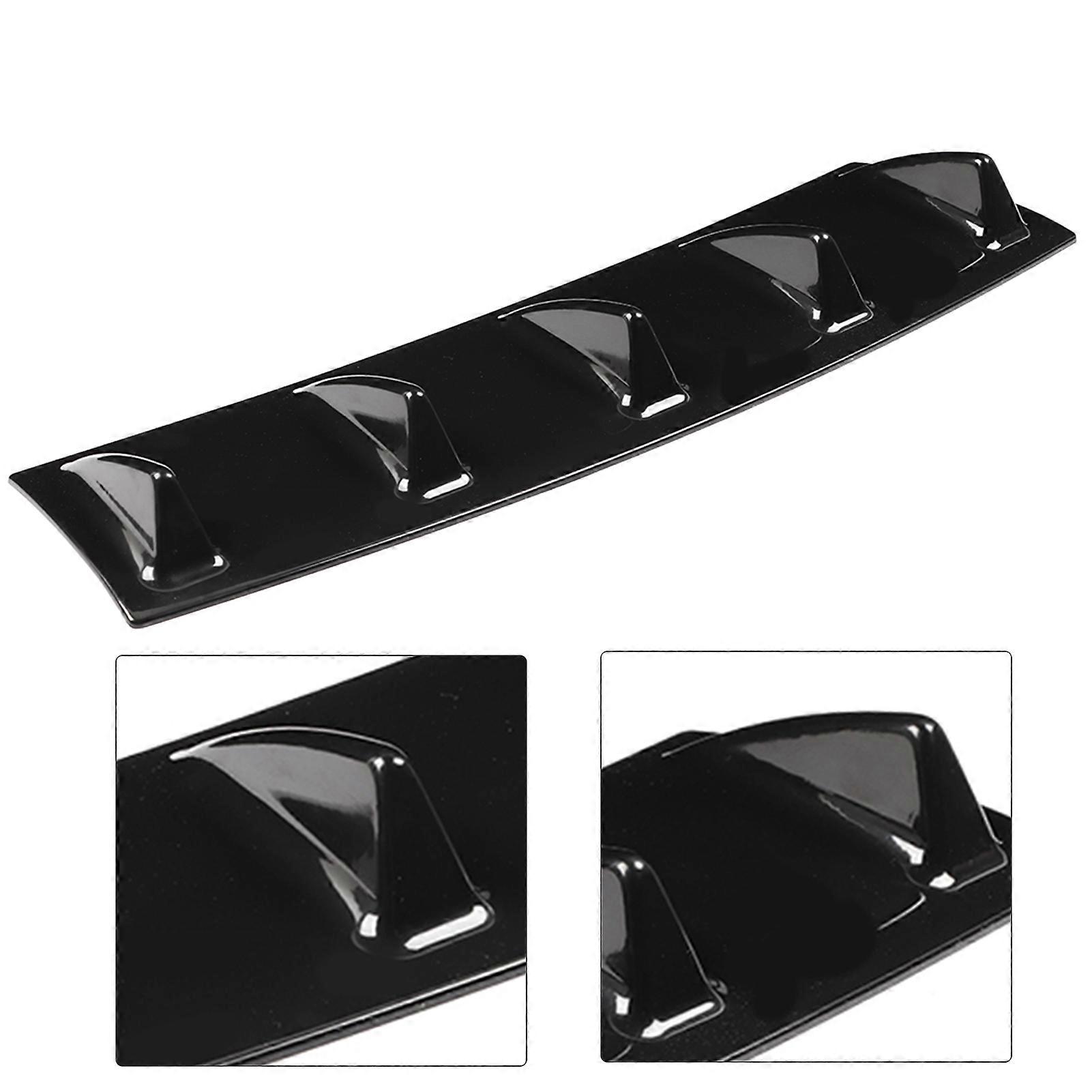 Universal Car Rear Bumper Chassis Shark Fin Spoiler Wing Lip Diffuser(M ...