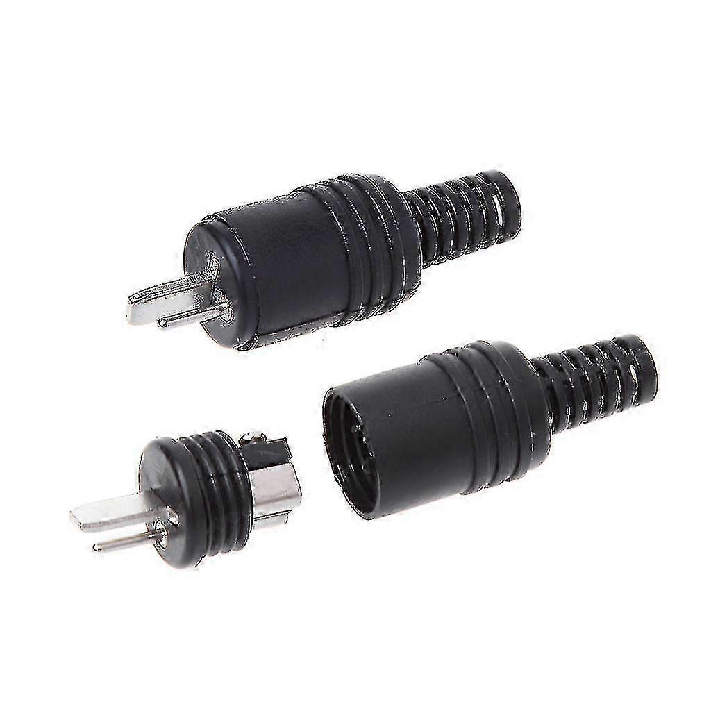 10pcs 2pin Din Speaker Male Plug Hifi Connector Screw Terminals ...
