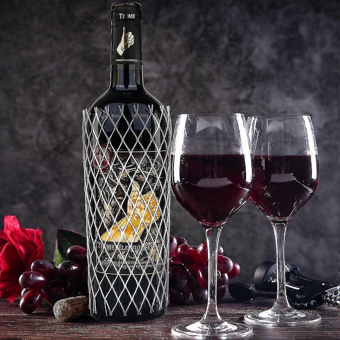 Wine Bottle Protector - Mesh Liquor Bottle Sleeves (7.8 Inch) - 30 ...