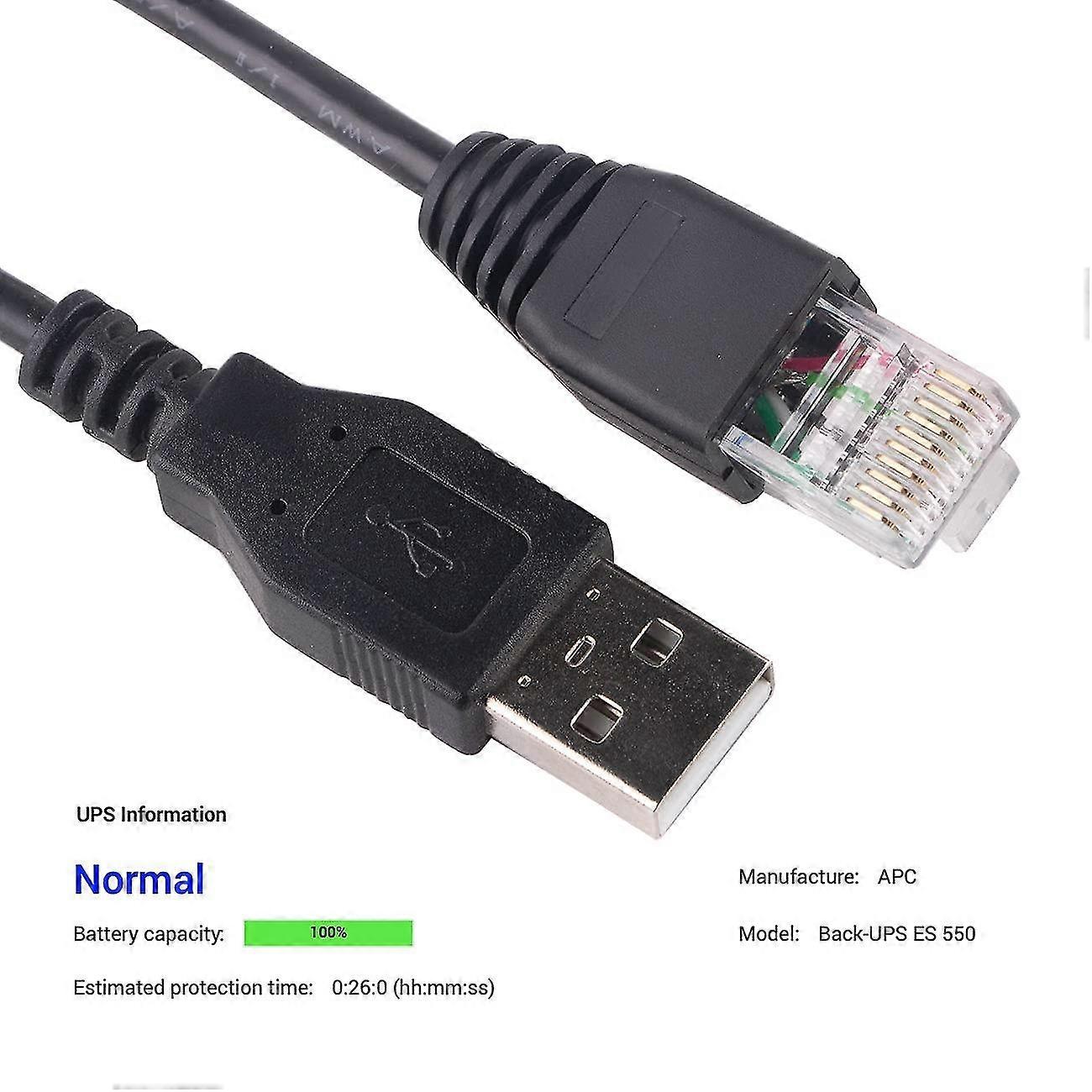 NC Replacement APC Smart UPS USB Cable AP9827 940-0127B 6 Ft (6 ...