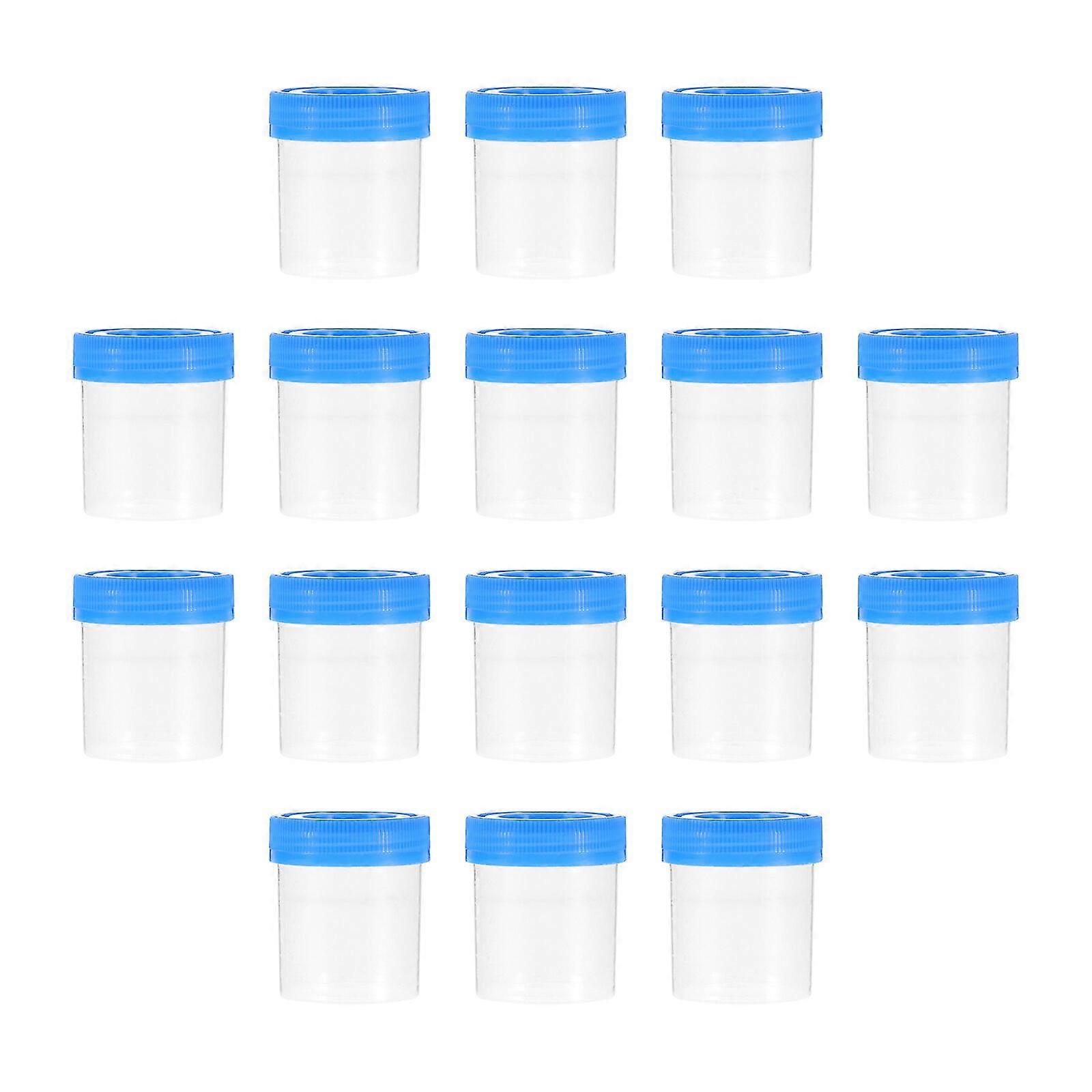 30 Pcs Container Lid Urine Specimen Cups Sputum Sample Cups Disposable ...