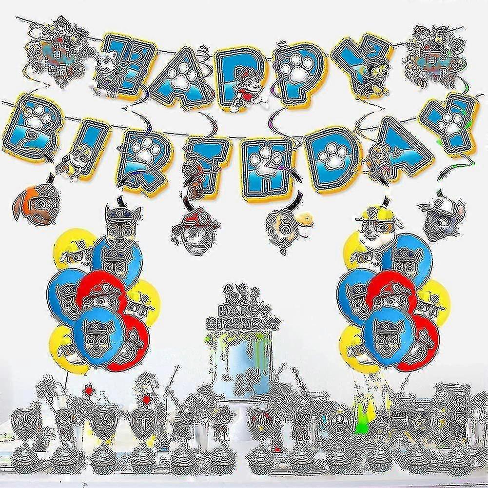 Dog Patrol Balloons Decoration Dogs Patrol Decoration Set Decoration ...