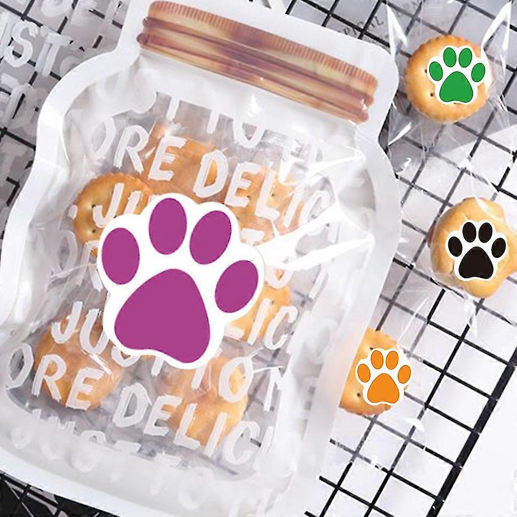 500pcs Paw Print Stickers Dog For Cat Bear Paw Labels Sticker For ...