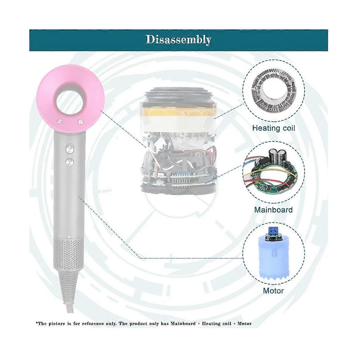 Heating Coil Motor Control Motherboard Assembly Repair Part for Dyson ...