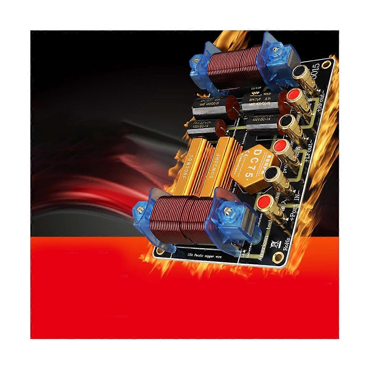 1100W Audio Frequency Divider Two Way Speaker Crossover 12 15 Inch ...