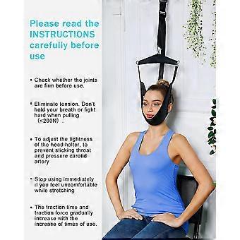 Cervical Neck Traction Device Over Door For Home Use, Portable Neck ...