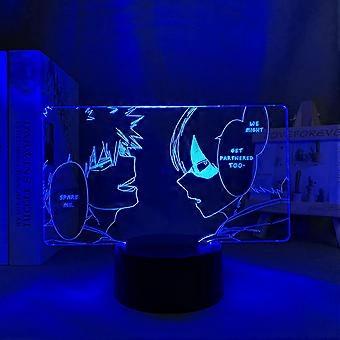 3D Illusion Night Light for Kids Bakugo Katsuki Led Night Light Anime ...