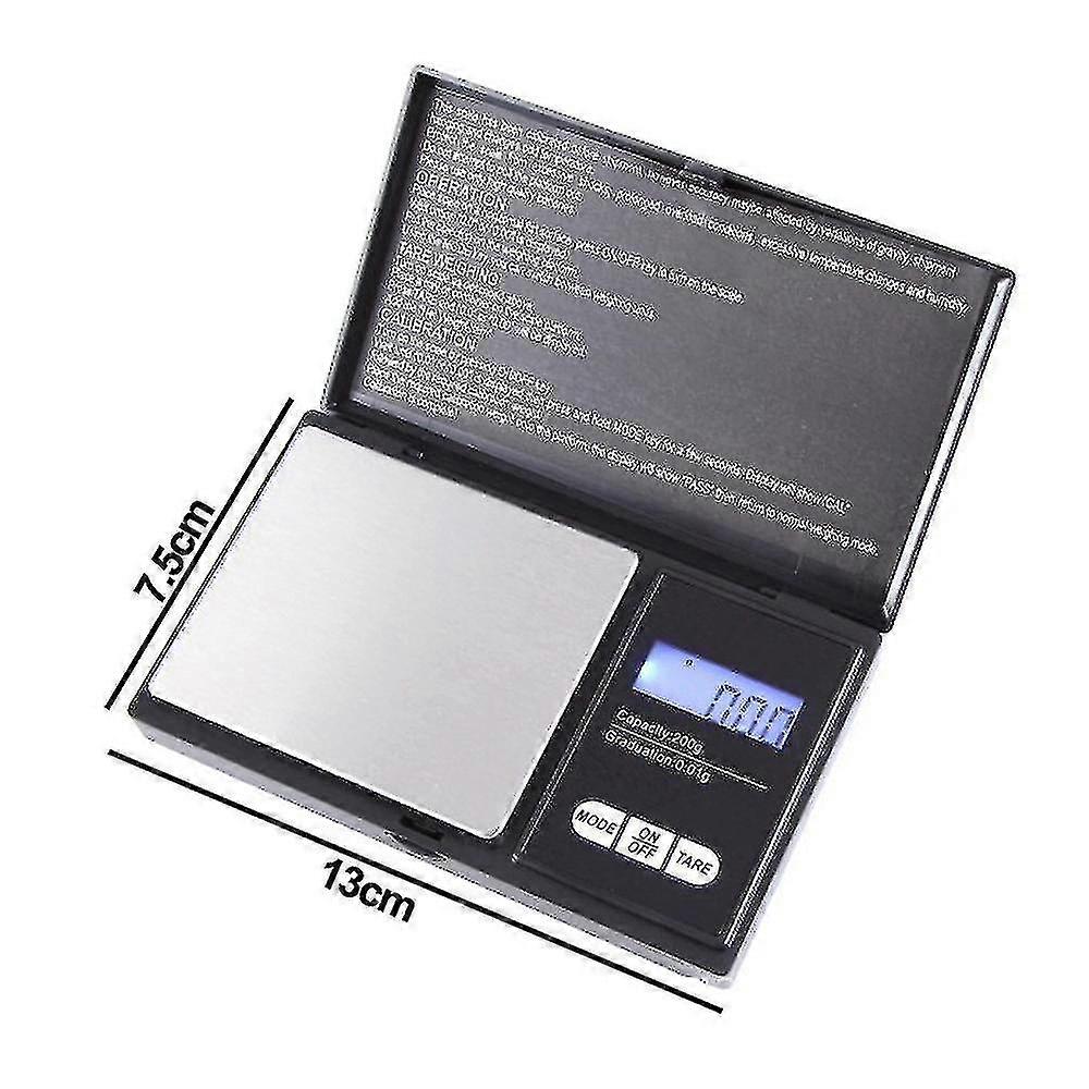 Precision Pocket Scale 200g X 0.01g, Digital Gram Scale Small Herb Scale Mini Food Scale Jewelry ...