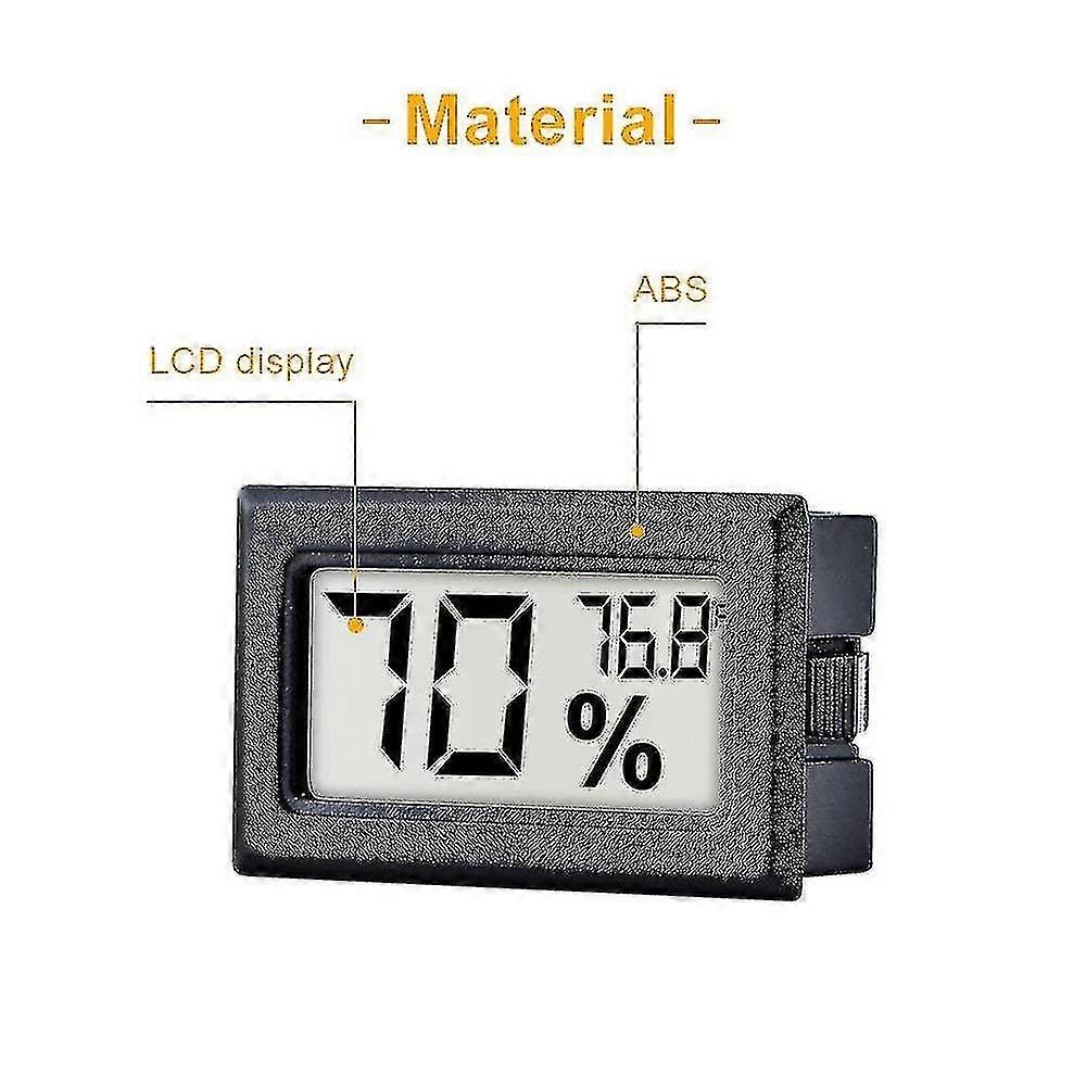 12 Pack Mini Small Digital Electronic Temperature Humidity Meters Gauge ...