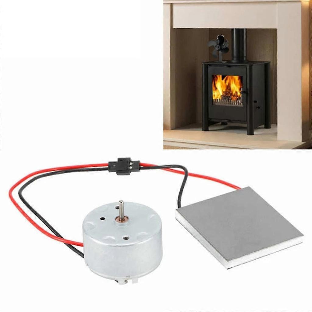 Electric Motor with Heating Generator Sheet for Fireplace Fire Heat ...