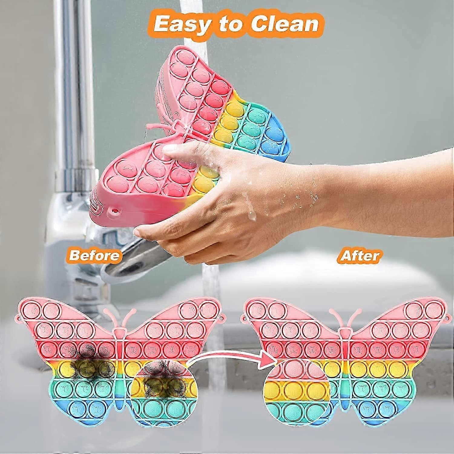 Pop Fidget Purse for Girls, Fidget Toys Bag Push Bubble Popper Handbag ...