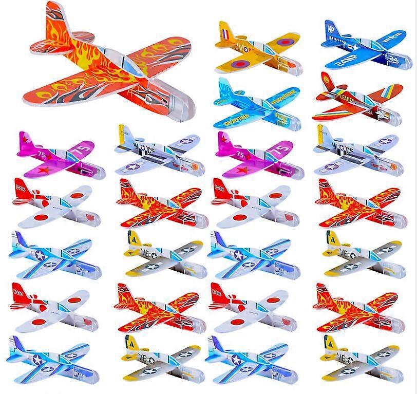 36 pcs Throwing Foam DIY Plane Toy Flying Foam Airplane Model Foam Glider Plane Toy for Outdoor ...