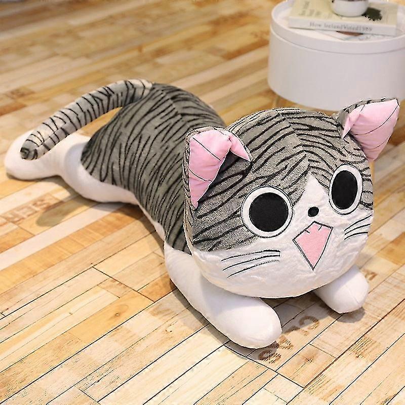 High Quality Large Cat Plush Toy Chi Chi's Cat Stuffed Doll Soft Animal Dolls Cheese Cat Pillow ...