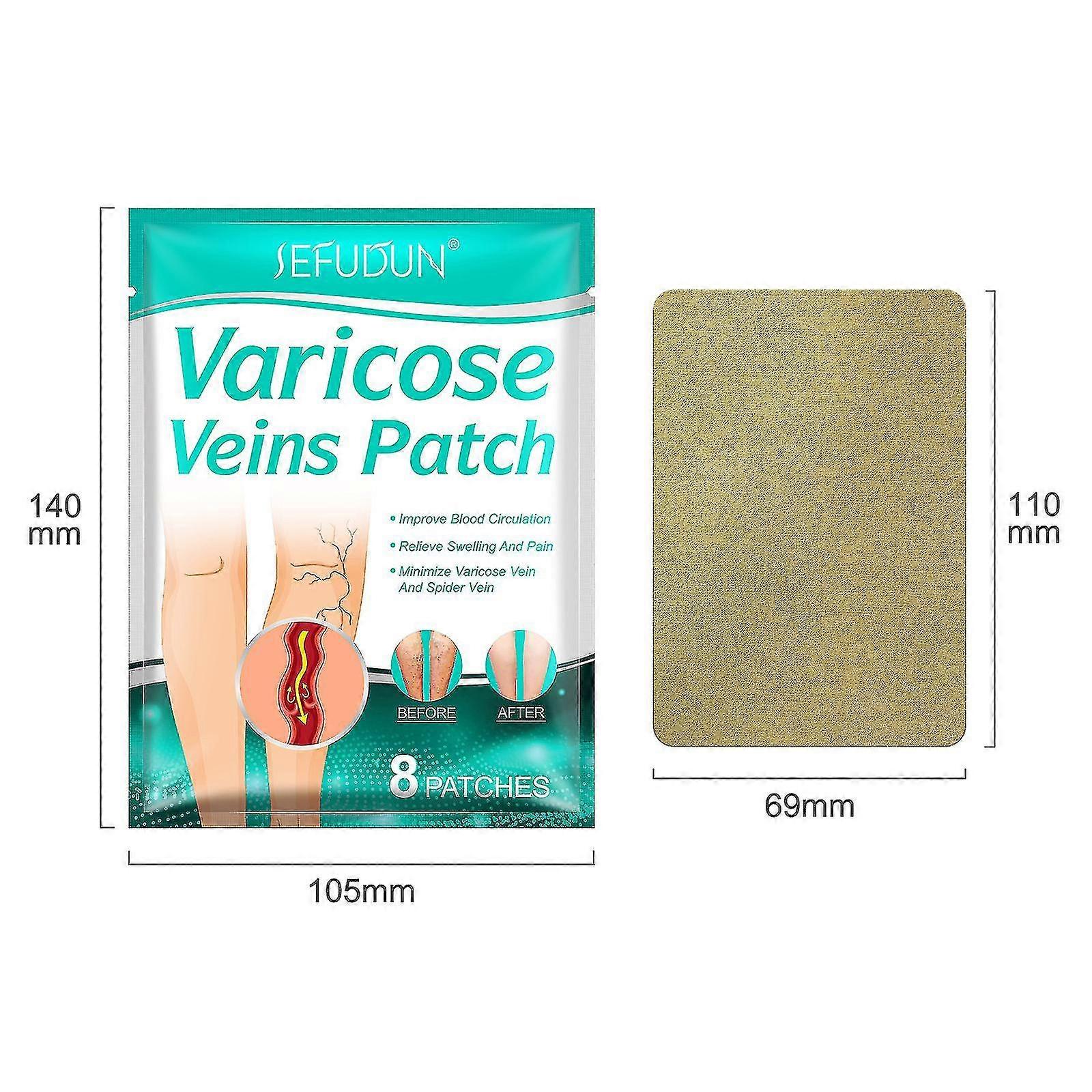 Varicose Veins Patch Relief Leg Vasculitis Spider Varicose Vein Patches ...