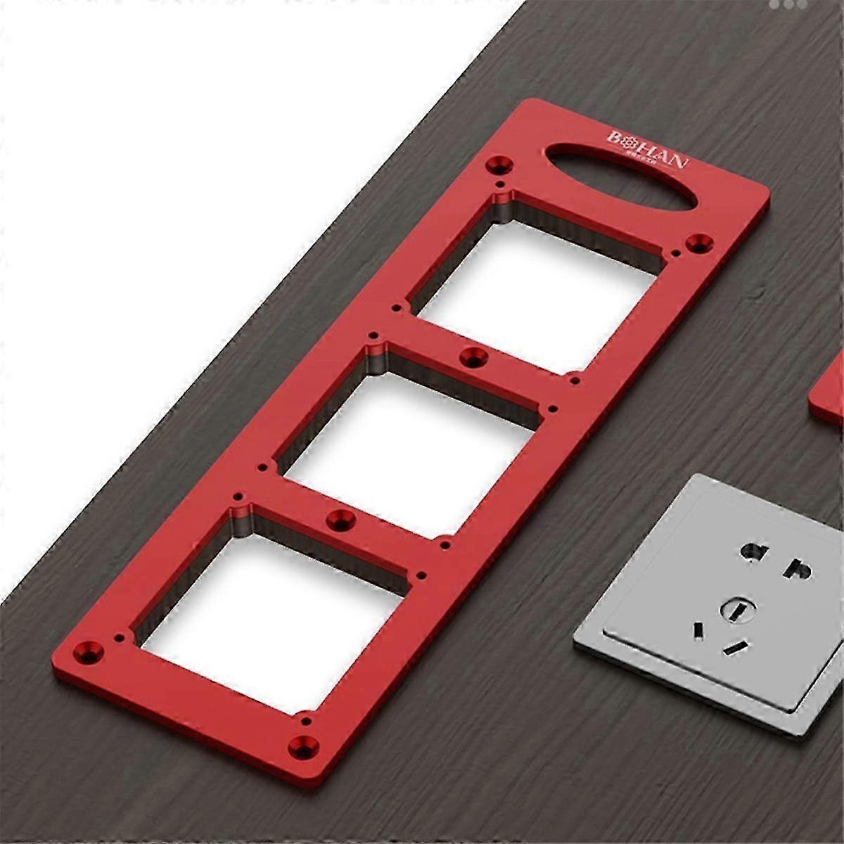 Switch Socket Bottom 86 Box Slotted Scribing Template Tool Opening Hole ...