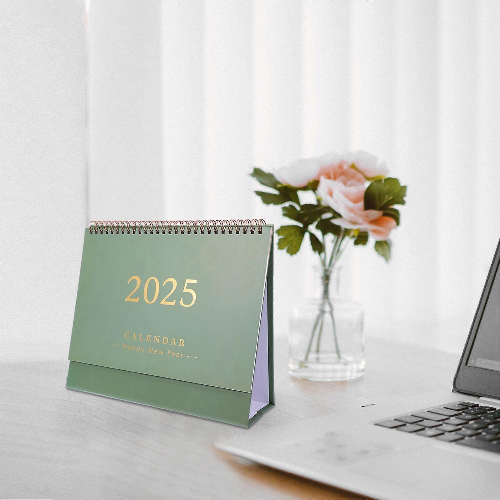 Desk Calendars Jul. 2024 - Dec. 2025 Flip Calendar Desktop Standing ...