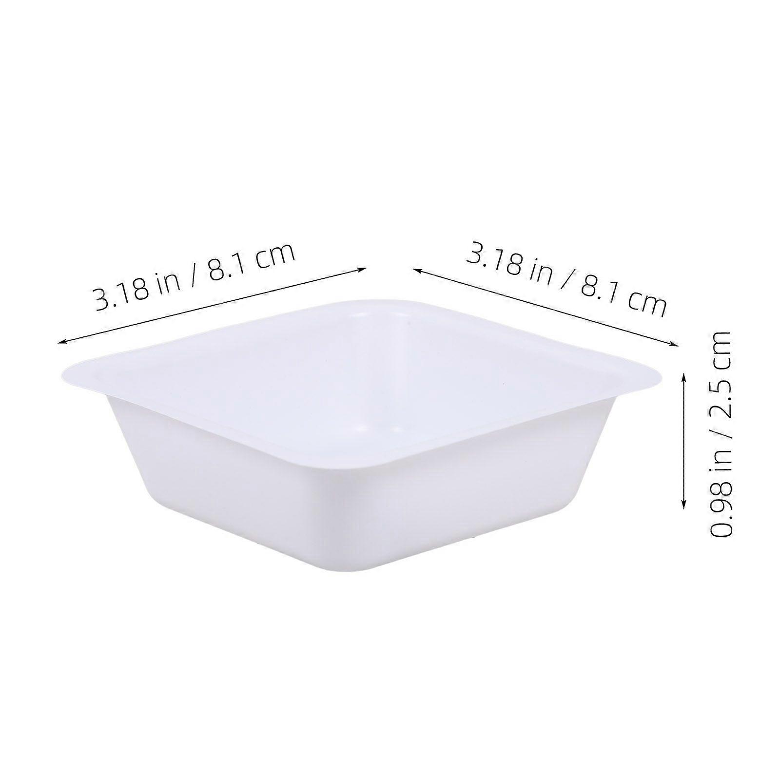 20pcs Weigh Boat Weighing Plate Square Storage Tray Measuring Weigh ...