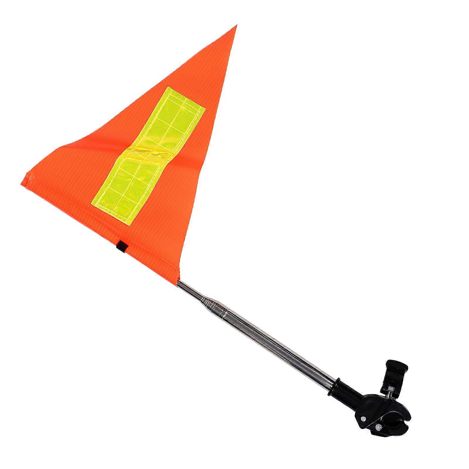 Golf Cart Flag Pole Reflective Golf Cart Safety Flag Telescopic Pole ...