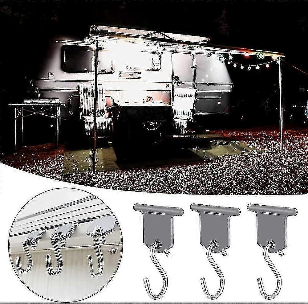 15 Pairs Awning Hooks Campervan Rv Awning Accessories S-shaped Hooks ...