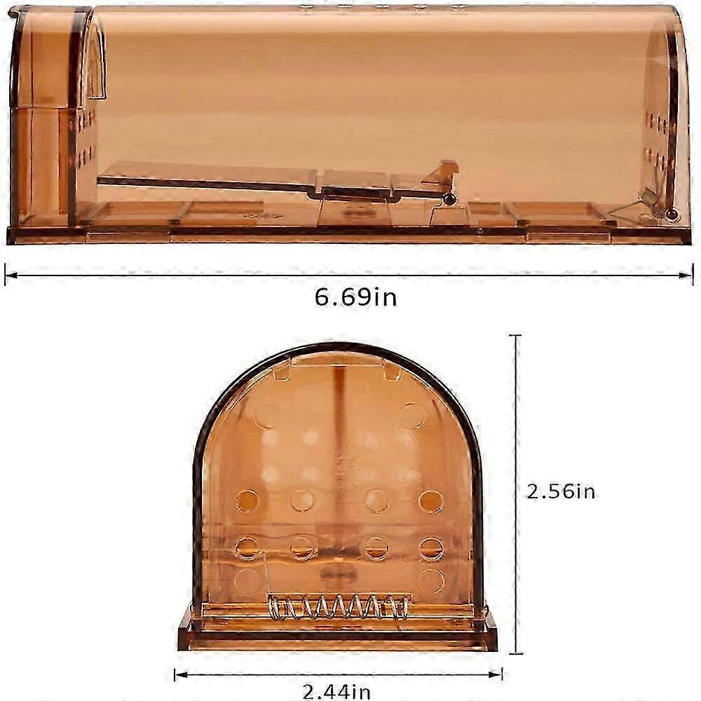 2 Pack Mouse Traps Indoor for Home Mice Traps for House Indoor No Kill ...