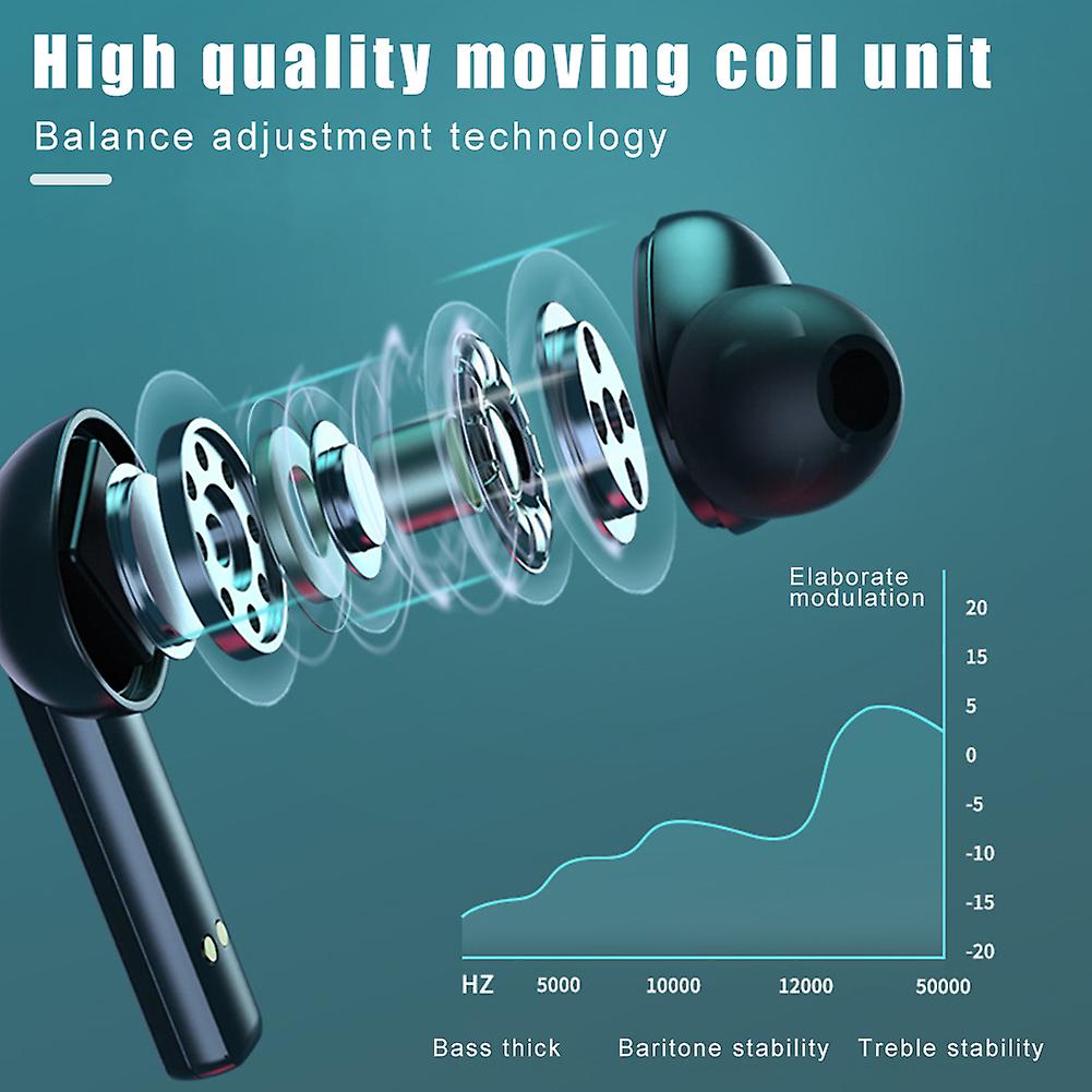 B16 Tws Wireless Earbuds In-ear Headset Charging Station With Battery ...