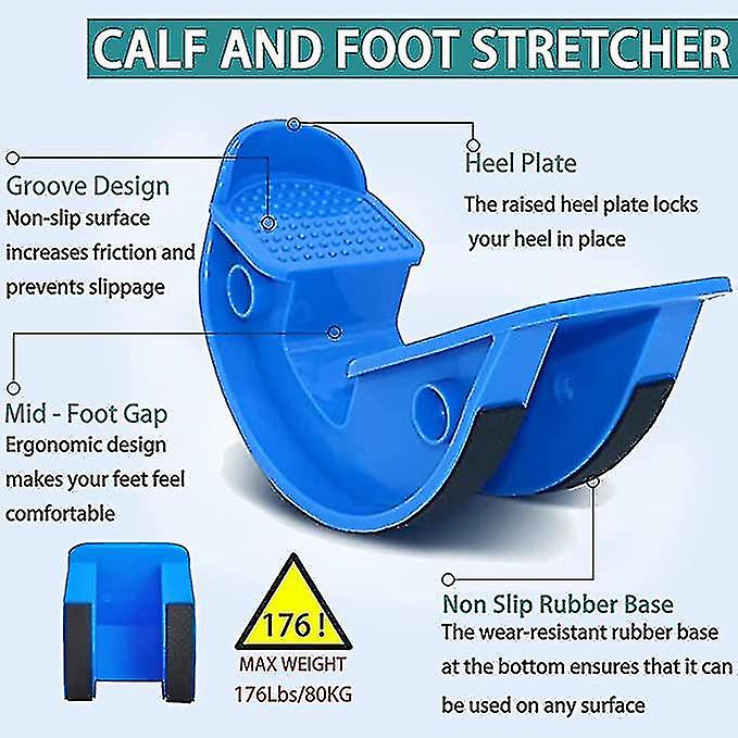 Foot Stretcher Rocker, Calf Leg Stretcher, Ankle Stretch Board For ...