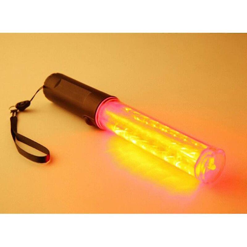 2x Durable Plastic Red Color Fluorescent Light Sticks for Road Signage ...