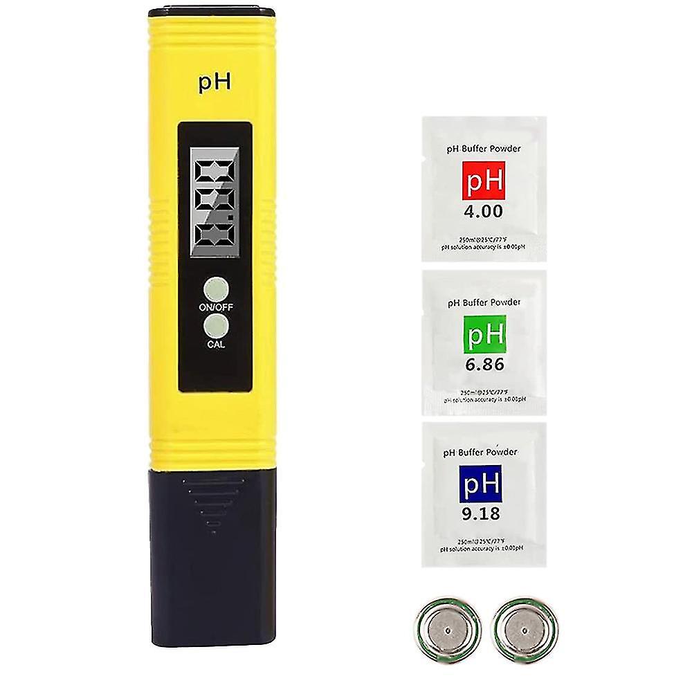 Ph Meter Tester Digital Ph Meter 0.01 Ph Water Quality Test Digital ...