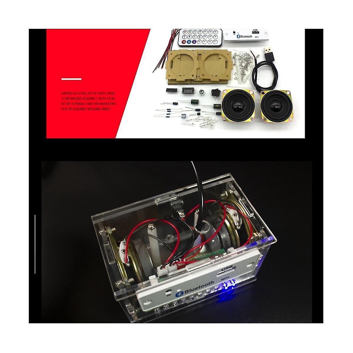 Diy Electronic Kit Bluetooth Speaker Electronics Diy Soldering Project ...