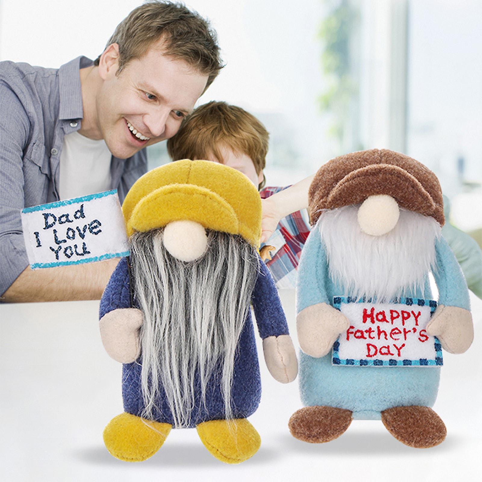 Faceless Plush Dwarf Doll Family Gnomes Plush Decorations for Father's ...