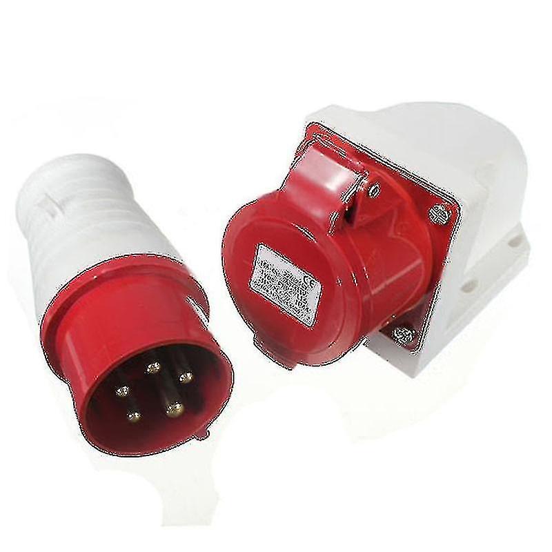 16 Amp 5 Pin Plug & Socket Ip44 3 Phase 380-415v 3p + N + Earth 16a ...