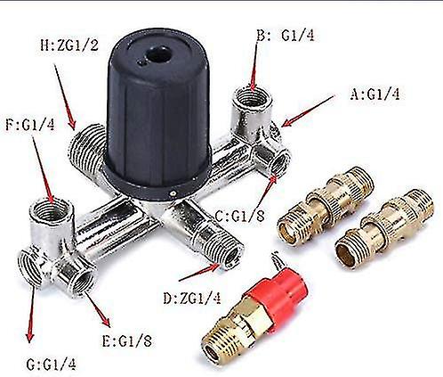 Air Compressor Pressure Switch Double Outlet Tube Air Compressor Switch ...