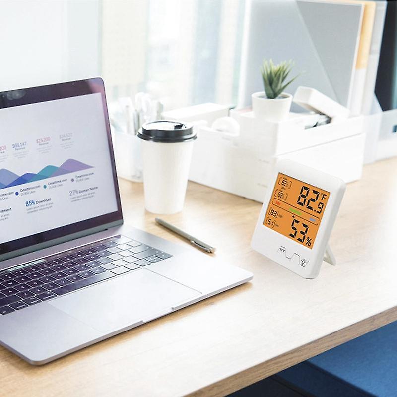 Hygrometer indoor 2 pack max digital humidity monitor thermometer ...