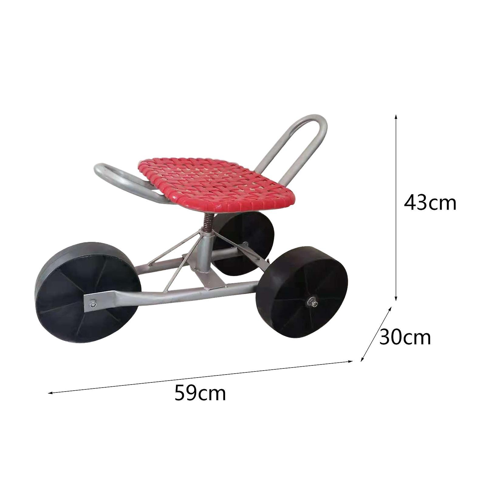 Garden Stool Working Seat Multi Purpose Gardening Rolling Cart Weeding ...