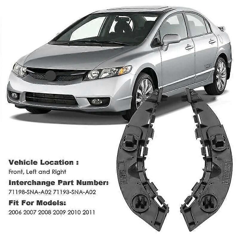 Car Front Bumper Bracket for Honda Civic 2006 2007 2008 2009 2010 2011 ...