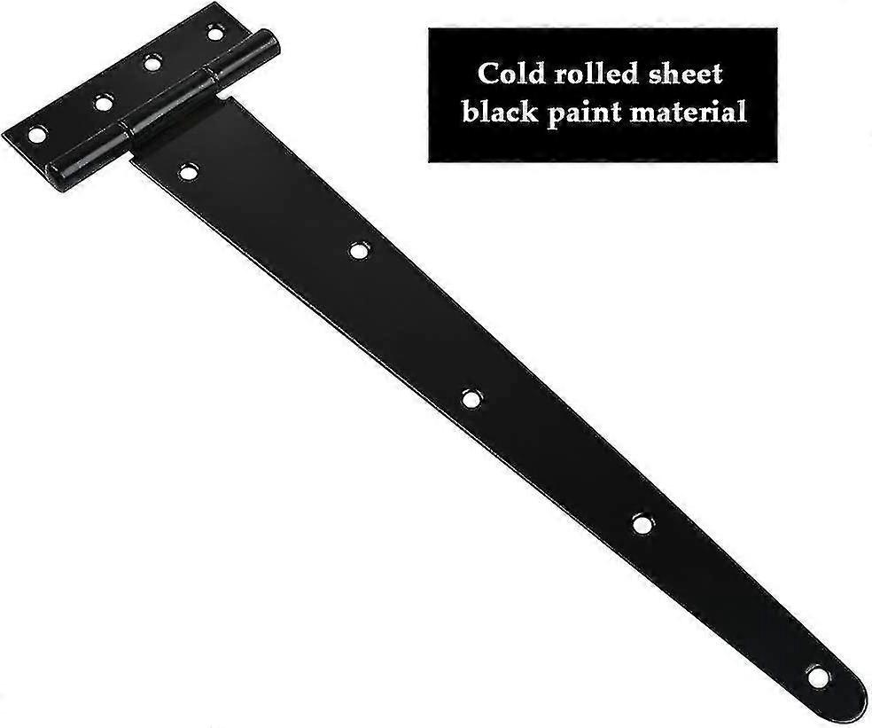 2 Pieces T-hinges 12 Inch Door Hinges, Heavy Duty T-hinge Barn Door ...