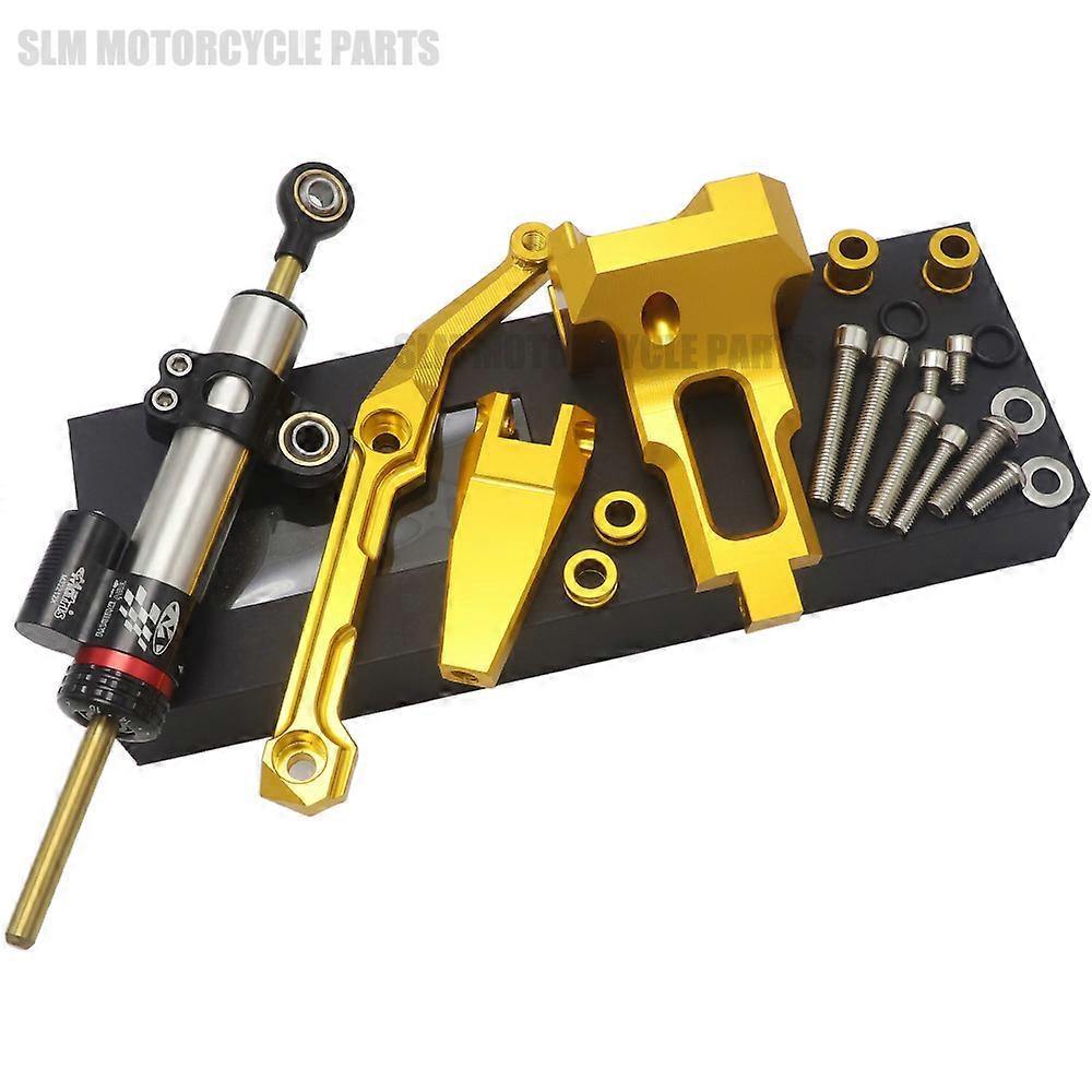 Motorcycle Stabilizer Steering Damper With Mounting Bracket Kit For ...