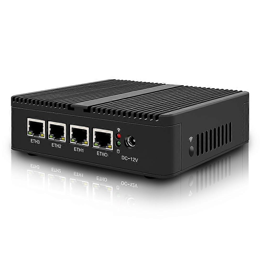 Nuc Pfsense Celeron J4125 Router Mini Pc Fanless 2.5g 4 Intel I226-v 2 ...
